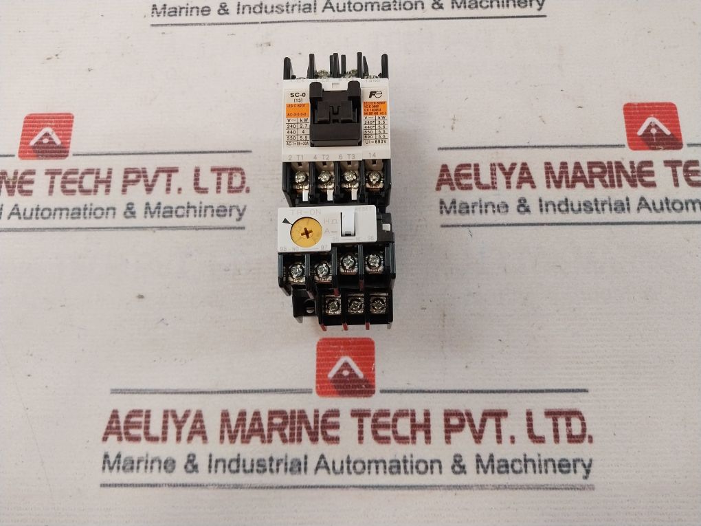 Fuji Electric Sc13Aa Contactor With Tr-0N Overload Relay – Aeliya Marine