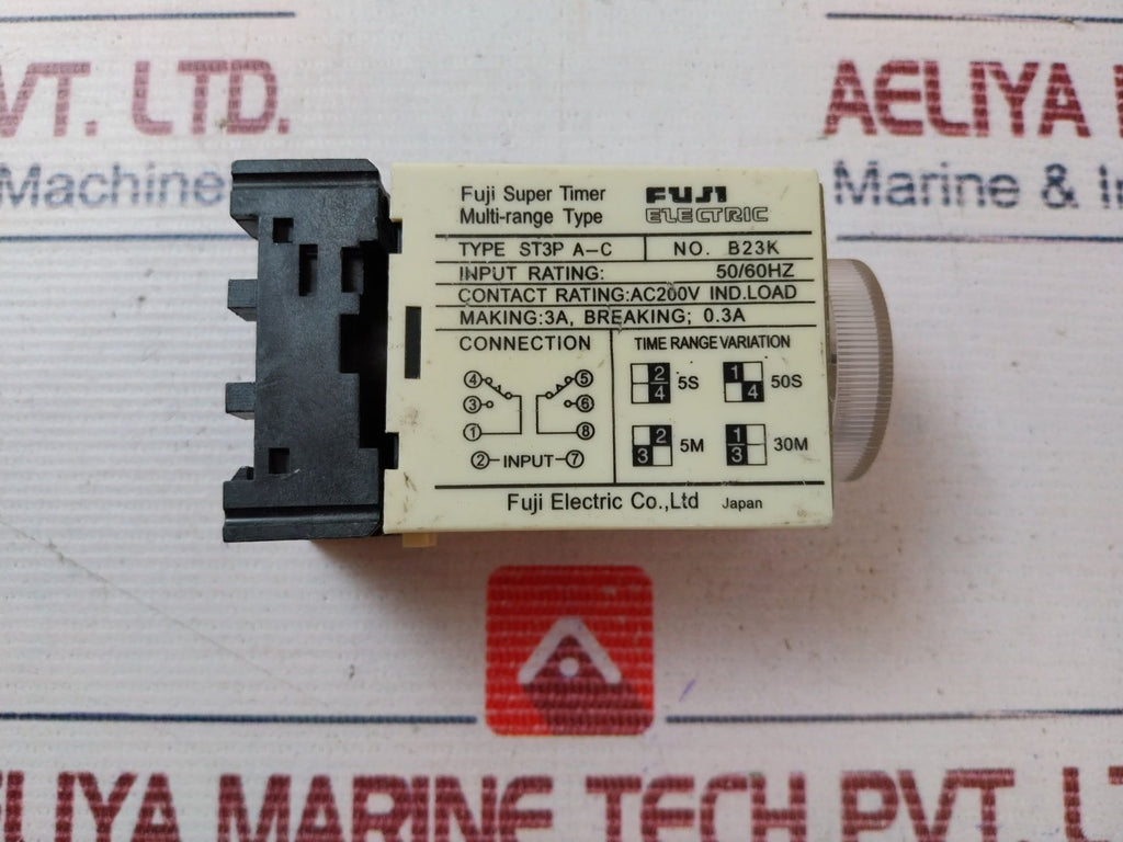 Fuji Electric St3P A-c Multi-range Type Super Timer – Aeliya Marine