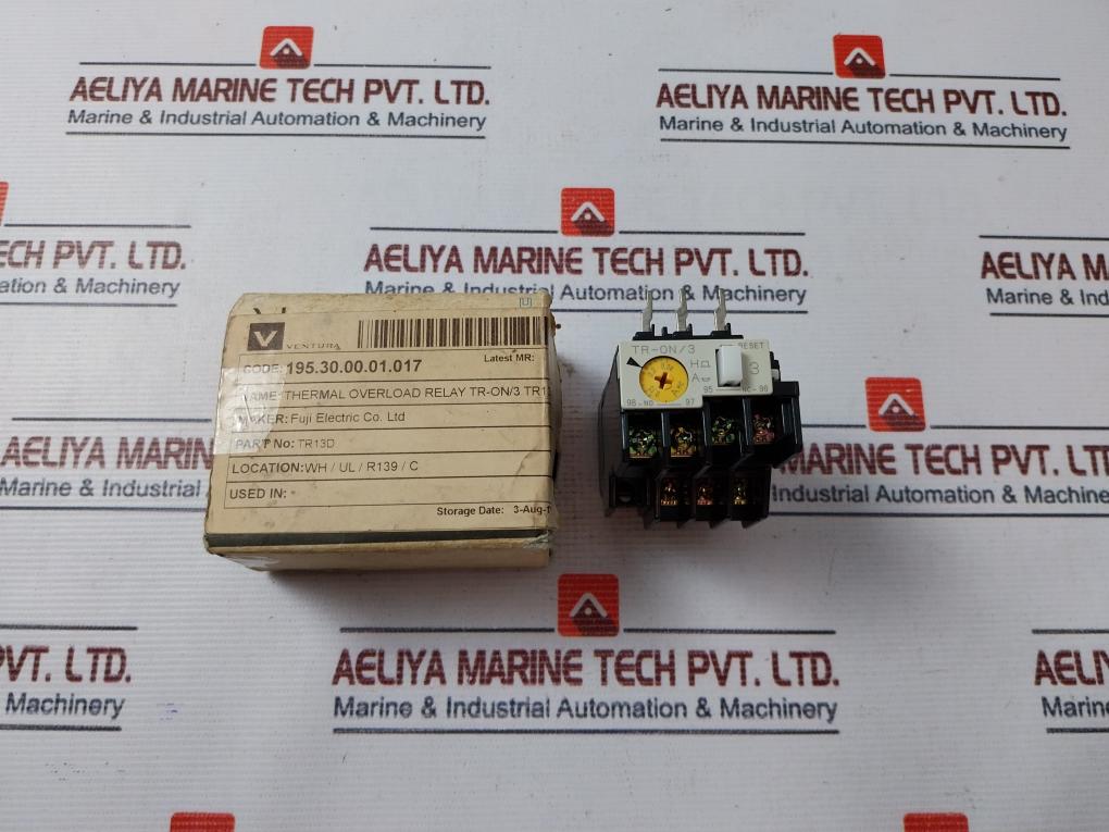 Fuji Electric Tr-0N/3 Thermal Overload Relay Tr13D – Aeliya Marine