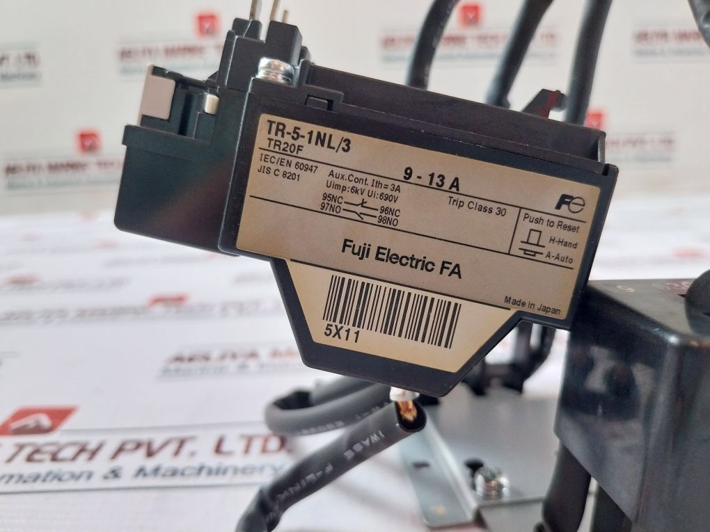 Fuji Electric Tr-5-1Nl/3 Contactor Magnetic Switch Sw-5-1/3L 690V ...