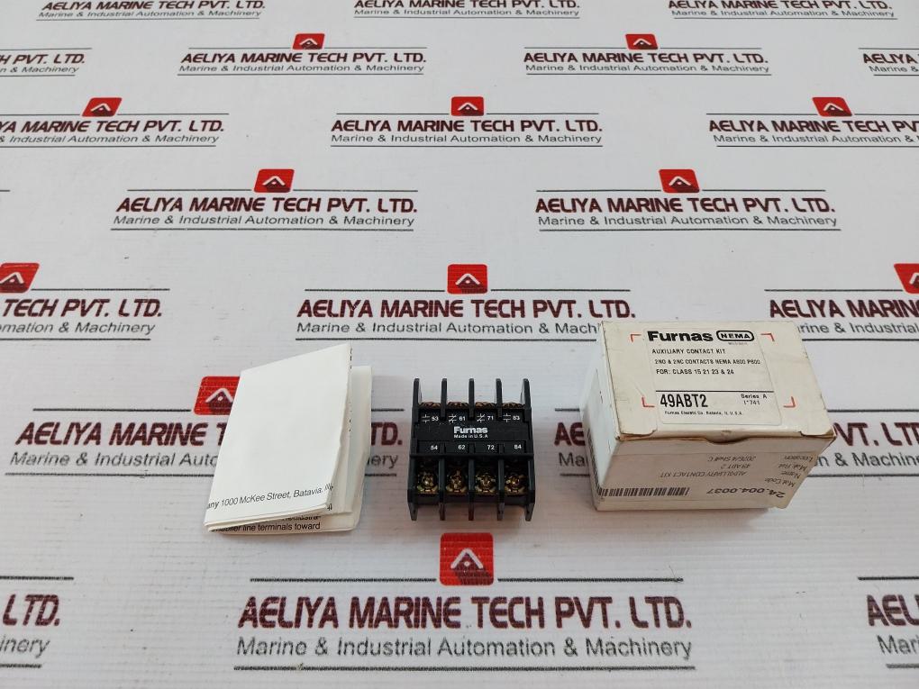 Furnas 49Abt2 Auxiliary Contact Kit 2No & 2Nc Contacts – Aeliya Marine