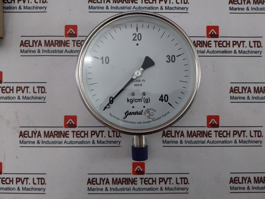 General Bspg-v Pressure Gauge 0-40 Kg/Cm2 – Aeliya Marine