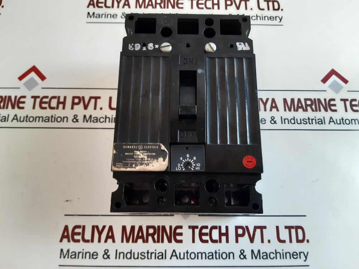 General Electric Tec36015 3-pole Tec Circuit Breaker 15A 600Vac ...