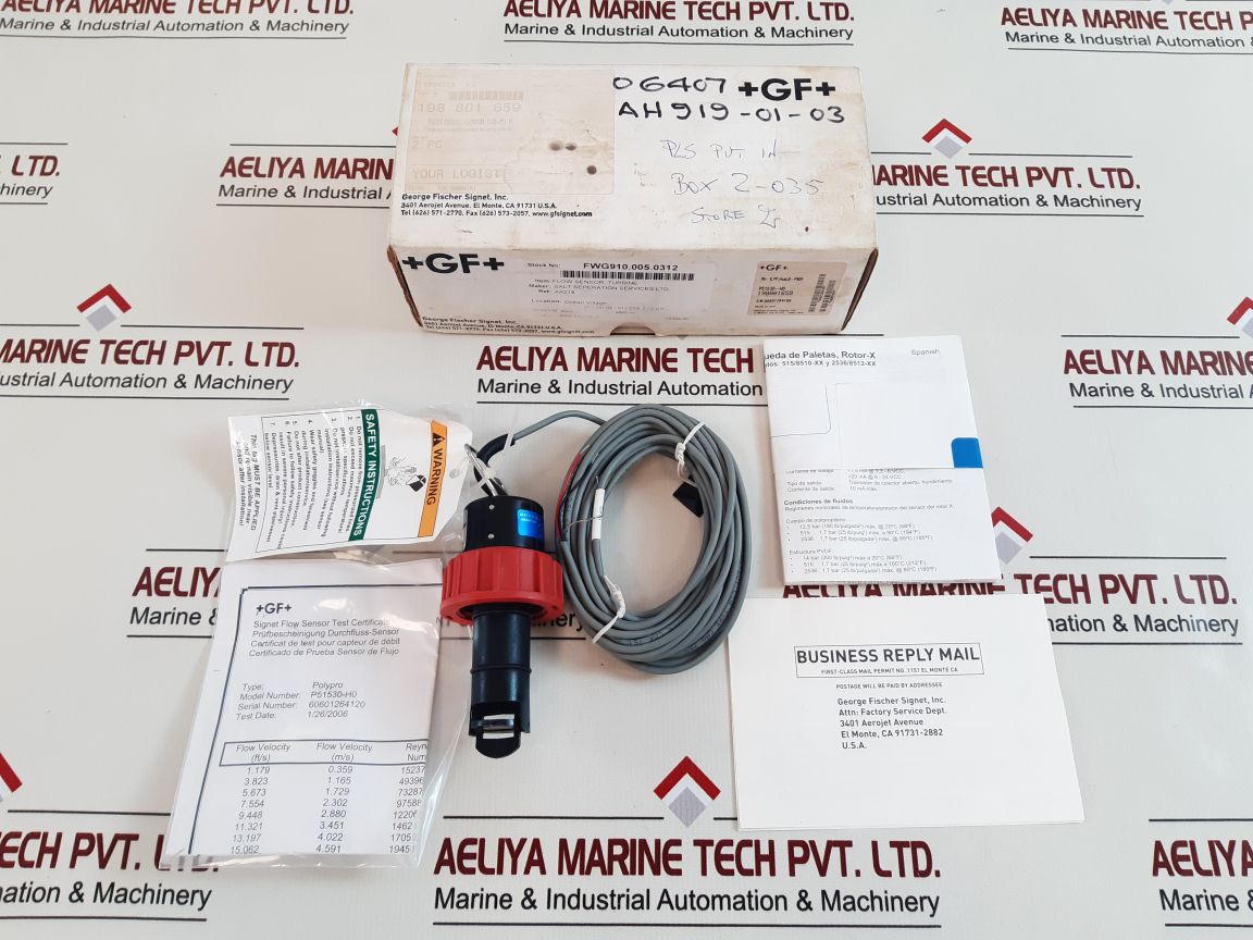 George Fischer Signet P51530-h0 Paddlewheel Sensor/Flow Sensor – Aeliya ...