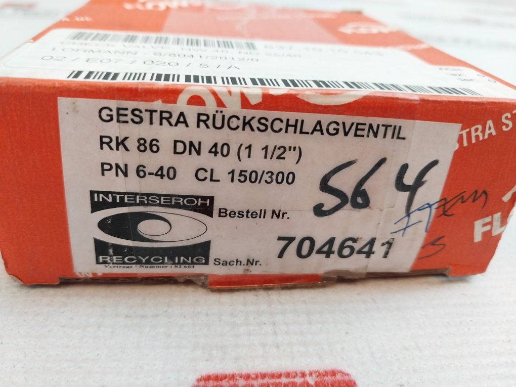 Gestra Rk 86 Check Valve Pn 6-40 – Aeliya Marine