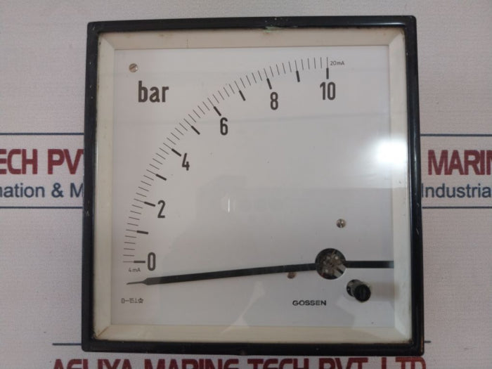 Gossen 0-10 Bar Analog Panel Meter 4-20 Ma – Aeliya Marine