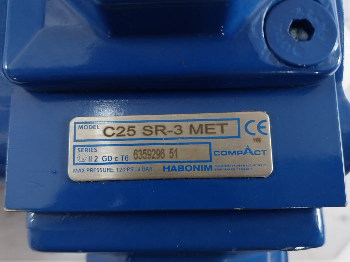 Habonim C25 Sr-3 Met Pneumatic Actuator Compact Valve 6359296 51 120 P ...
