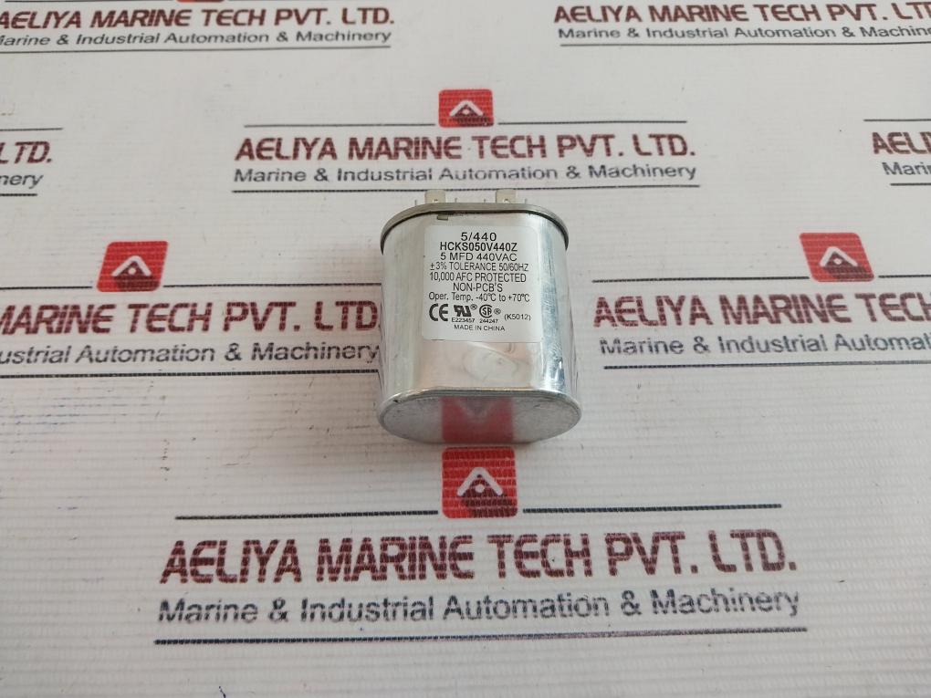 Hcks050V440Z 10,000 Afc Protected Capacitor 5 Mfd 400V Ac – Aeliya Marine