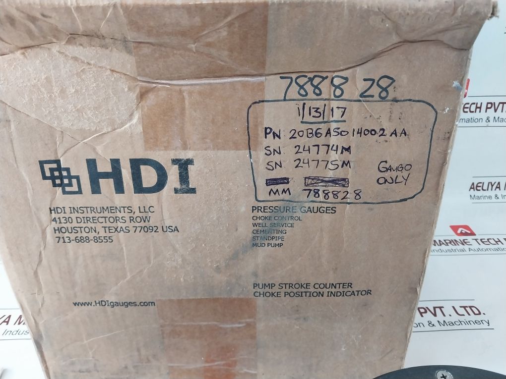 Hdi 20B6A50104002Aaa Pressure Gauges 2000B Series – Aeliya Marine