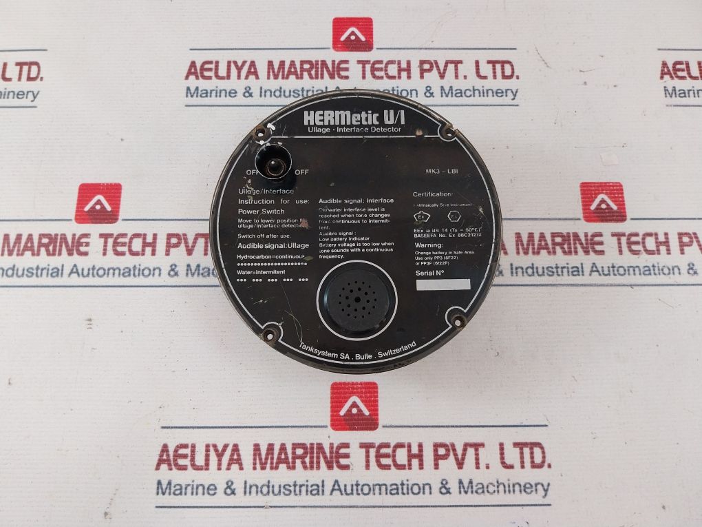 Hermetic Mk3-lbi Ullage Temperature Interface Detector – Aeliya Marine