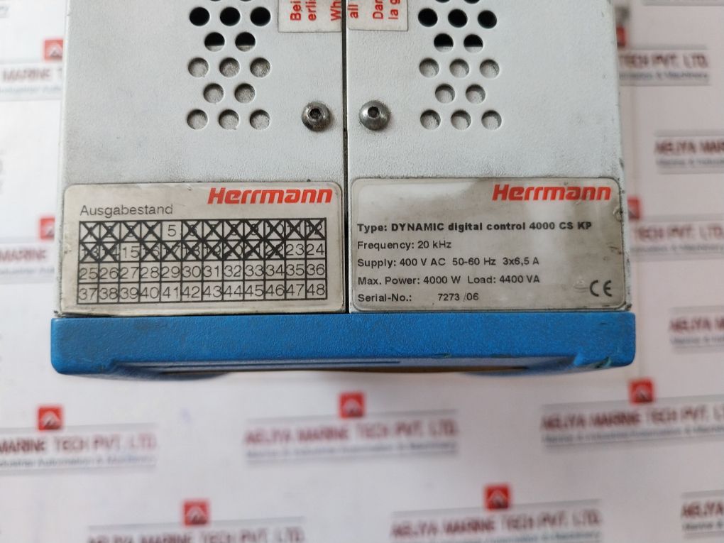 Herrmann Dynamic Digital Control 4000 Cs Kp 20 Khz – Aeliya Marine