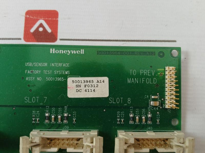 Honeywell 50013964-001 Pcb For Usb/Sensor Interface Factory Test Syste ...