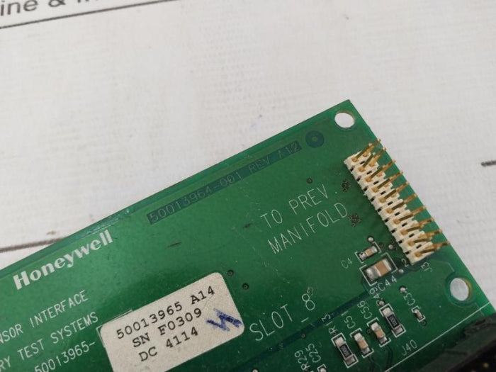 Honeywell 50013964-001 Pcb For Usb/Sensor Interface Factory Test Syste ...