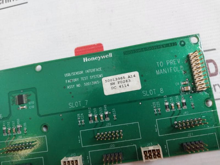 Honeywell 50013964-001 Pcb For Usb/Sensor Interface Factory Test Syste ...