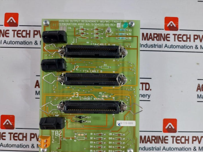 Honeywell 51304335-100 Analog Output Redundancy Termination Board Mu/M ...