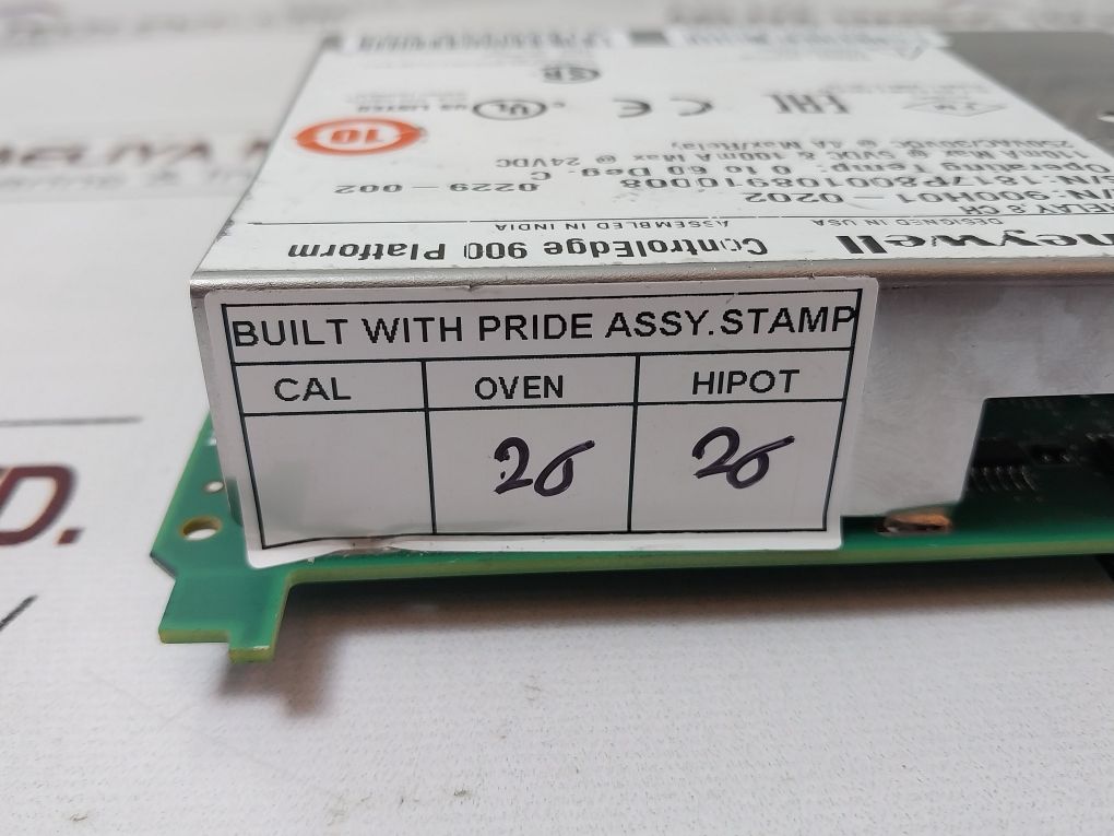 Honeywell 900H01-0202 Digital Output Relay Module Controledge 900 Plat ...