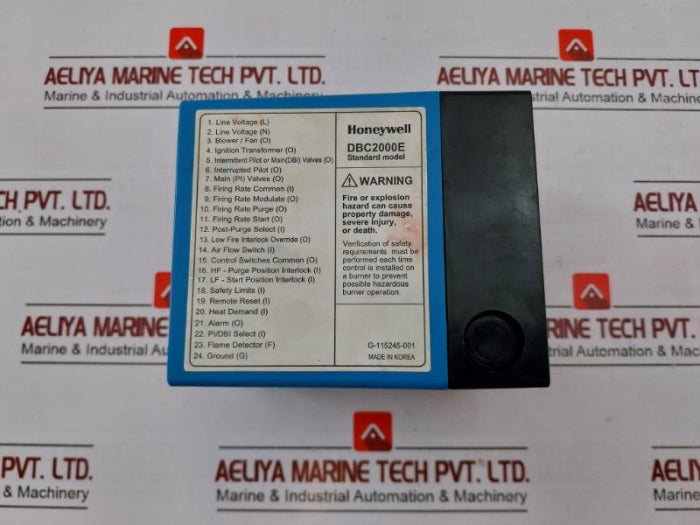 Honeywell Dbc2000G1019-ie Digital Burner Controller Model 220-240Vac 5 ...