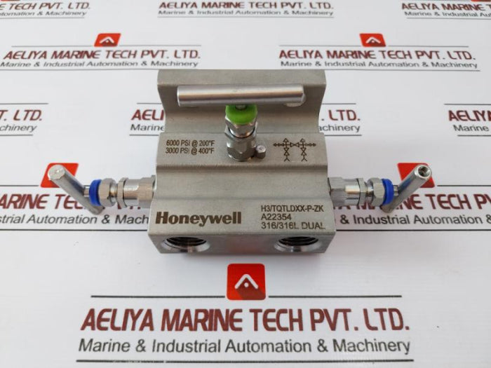 Honeywell H3/Tqtldxx-p-zk Valve Manifold 316Ss 6000 Psi/3000 Psi ...