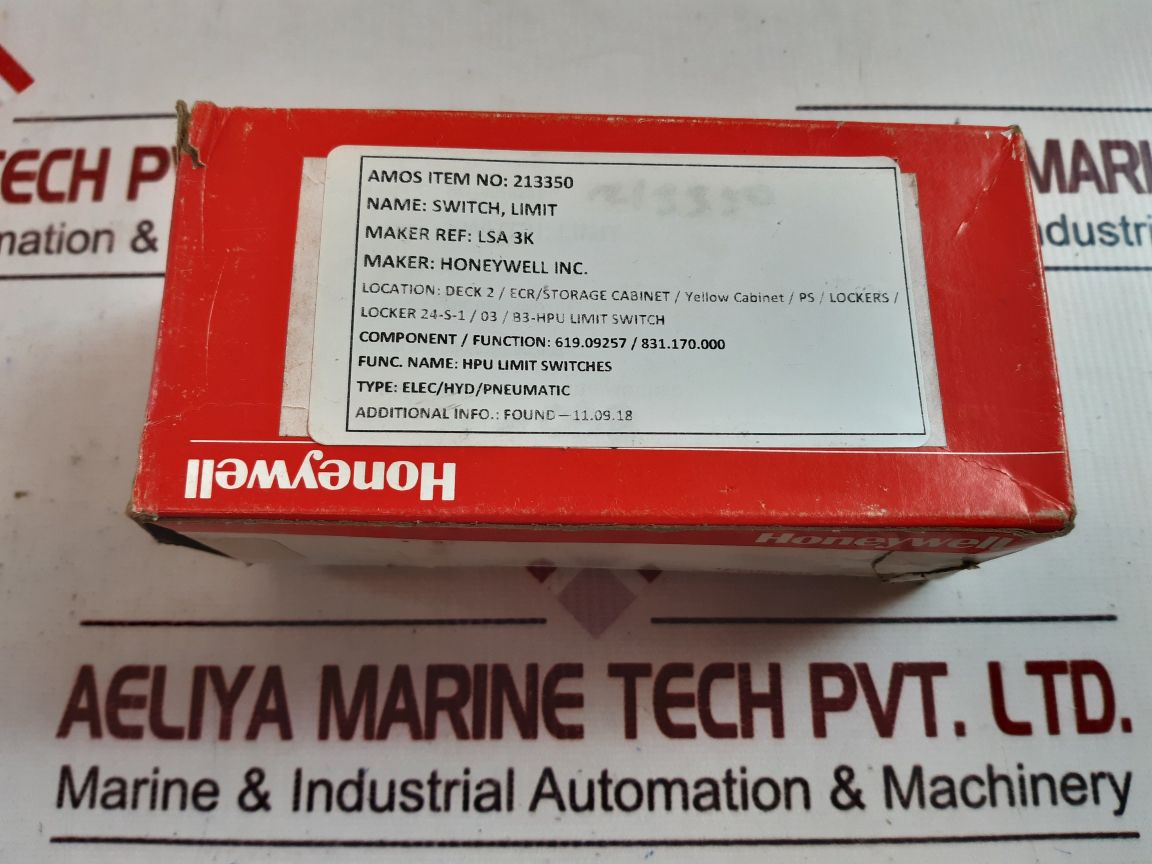 Honeywell Lsa3K Heavy Duty Limit Switch 10 Amps 600 Vac – Aeliya Marine