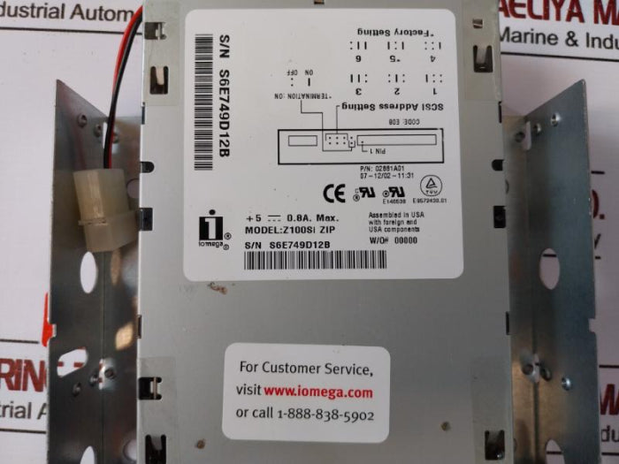 Honeywell Mp-zip100 Single Bernoulli Drive To Single Zip Drive Load Re ...