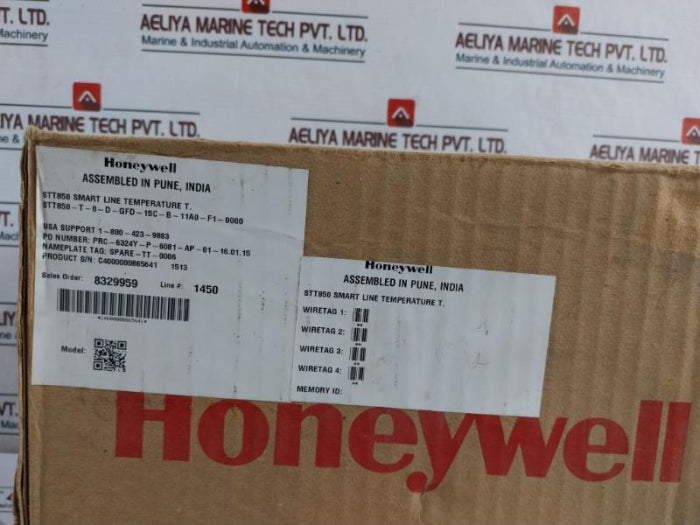 Honeywell Stt850 Smart Line Temperature Transmitter Input: Rtd Pt100 5 ...