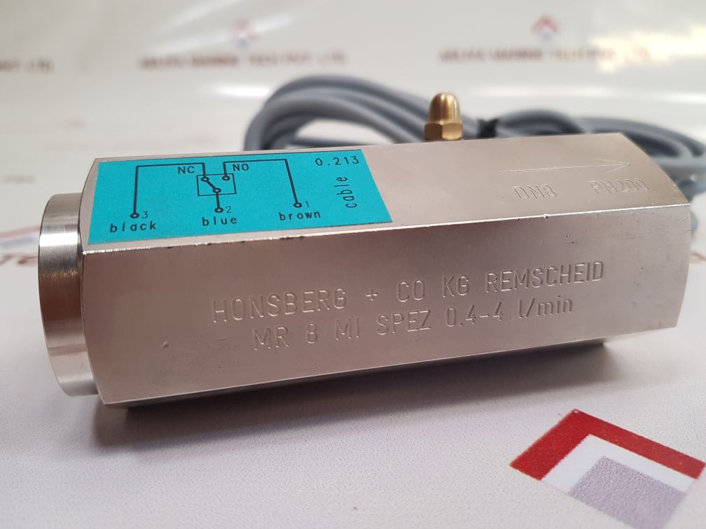 Honsberg DN8 PN200 Flow Switch - High Precision – Aeliya Marine