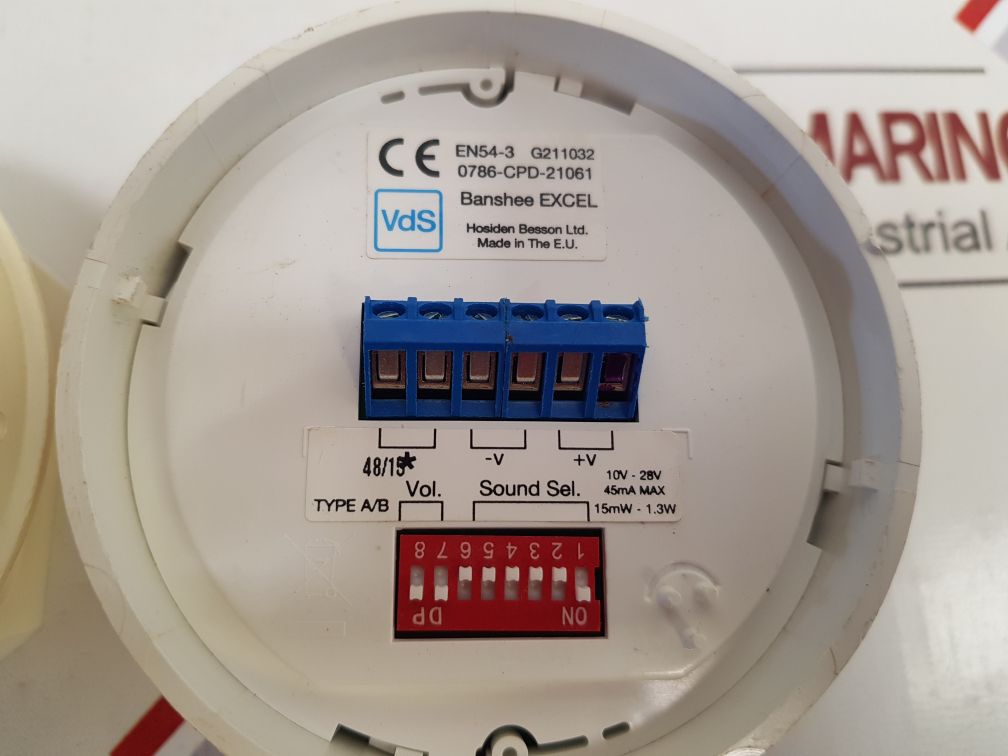 Hosiden Besson 0786-cpd-21061 Audible Warning Device – Aeliya Marine