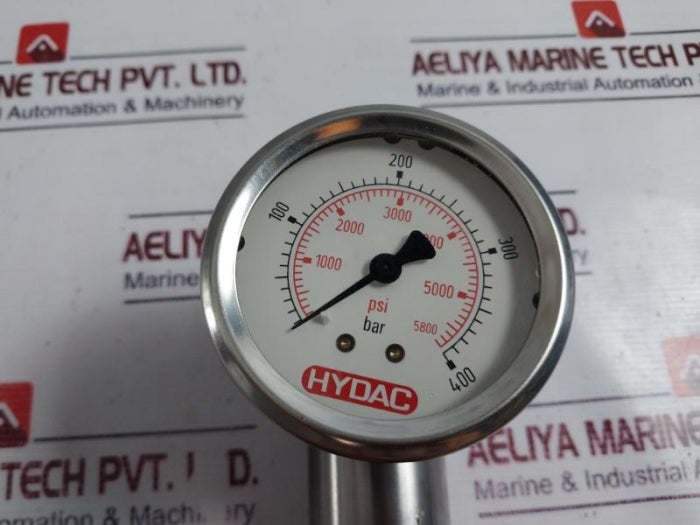 Hydac Ver4-trs11-5800 Block, Permanent 0 To 5800 Psi, 0 To 400 Bar ...