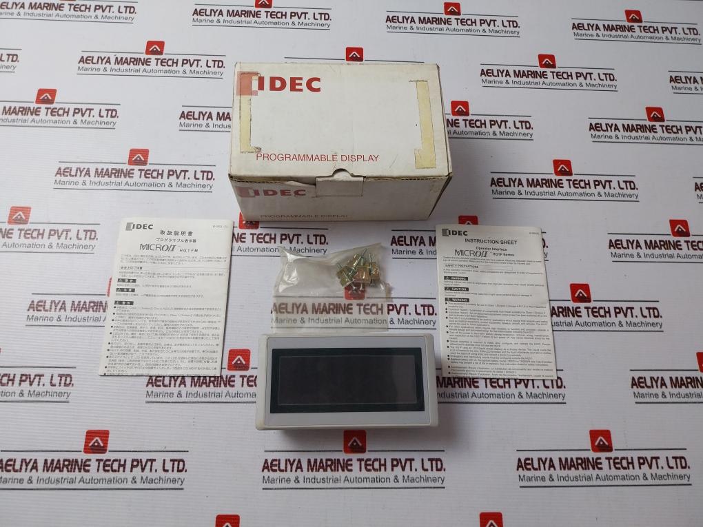 Idec Hg1F-sb22Yf-w Operator Interface Programmable Display 24Vdc 10W ...