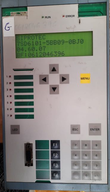 Siemens Siprotec 7Sd6101-5Bb09-0Bj0 Differential Protection Relay ...