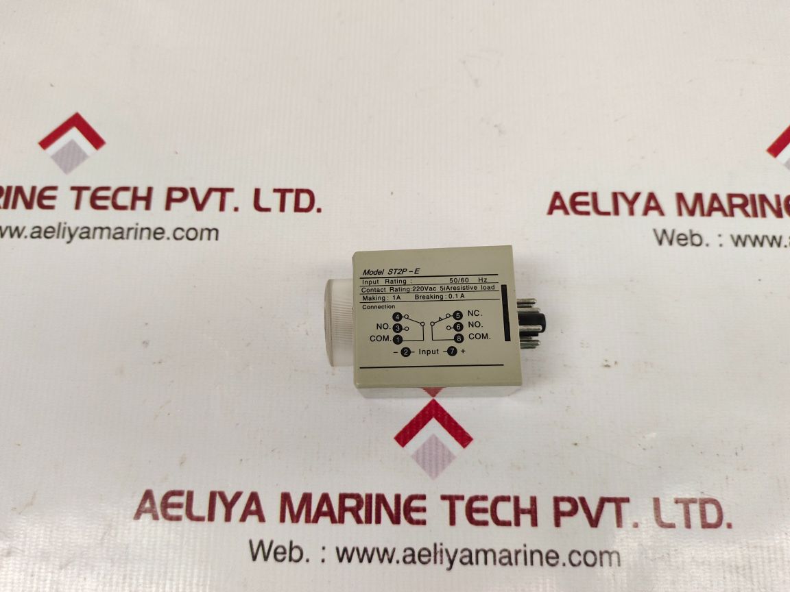 St2P-e Multi Range Ic Timer 0-60Sec 1A 220Vac 50/60Hz – Aeliya Marine
