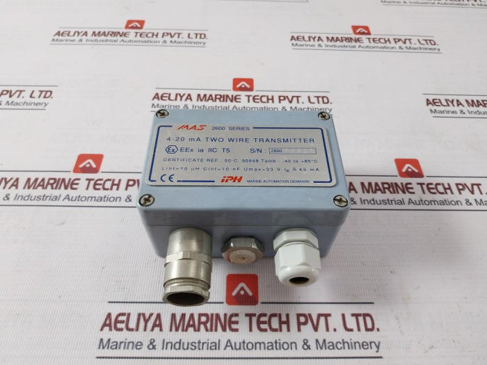Iph Mas 2600-g30-25-0/1P Two Wire Transmitter 94V-0 45 Ma 4-20 Ma Wl20 ...