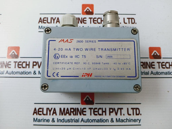 Iph Mas 2600/2P 4-20Ma Two Wire Transmitter – Aeliya Marine