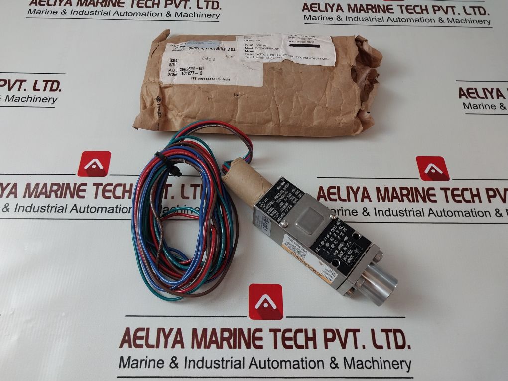 Itt Neo-dyn 232P44C6Bhr Adjustable Pressure Switch 2800 To 6000 Psig ...