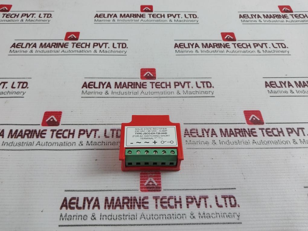 Jsco Eh-720-hhd Solid State Rectifier 230Vac – Aeliya Marine