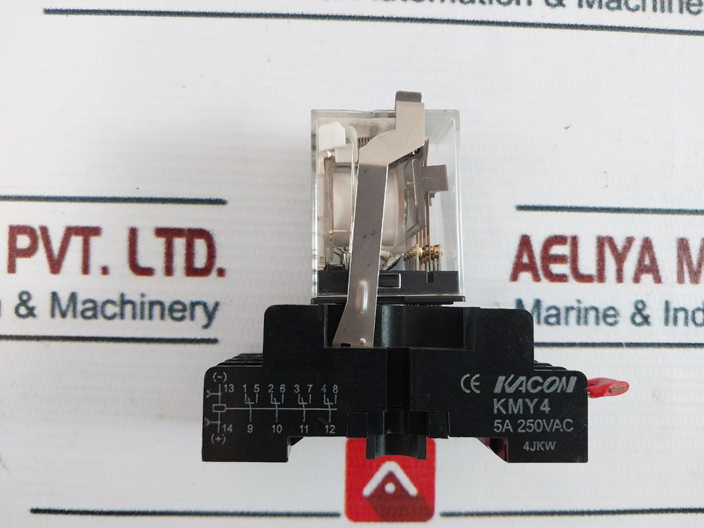 Kacon Hr705-4Pl Relay With Base – Aeliya Marine