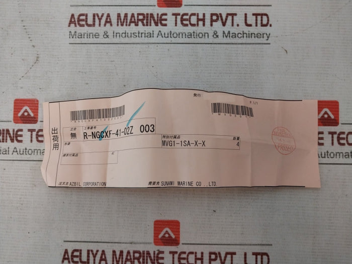 Kawasaki Mvg1-1Sa-x-x Direct Mounting Type Manifold Valve 0A0-000-02C ...