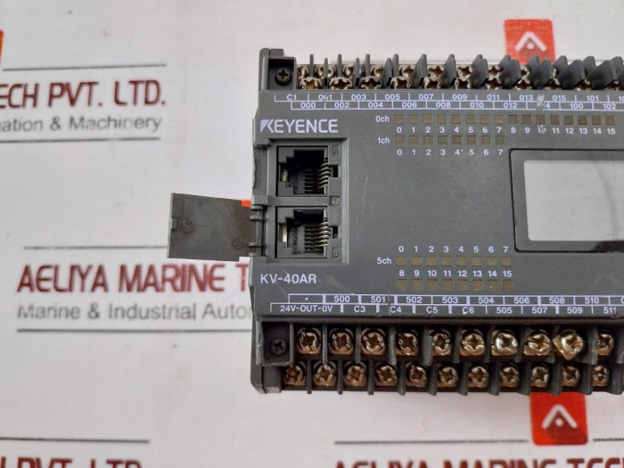 Keyence Kv-40Ar Programmable Controller Base Unit Ac Type 24 Inputs An ...