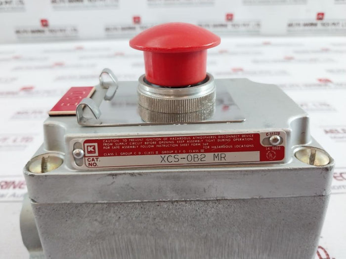 Killark Xcs-0B2 Explosion Proof Heavy Duty Single Pushbutton Control ...
