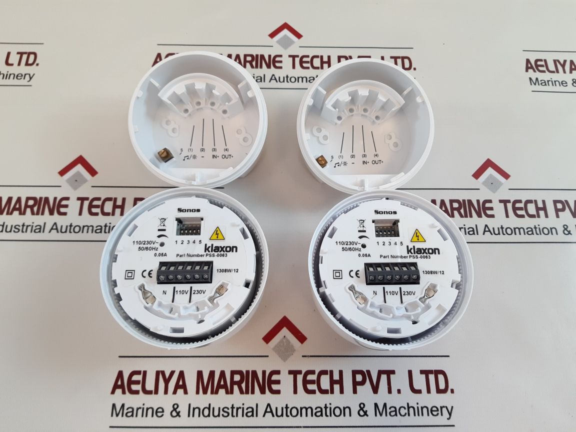 Klaxon Pss-0063 White Alarm Siren – Aeliya Marine