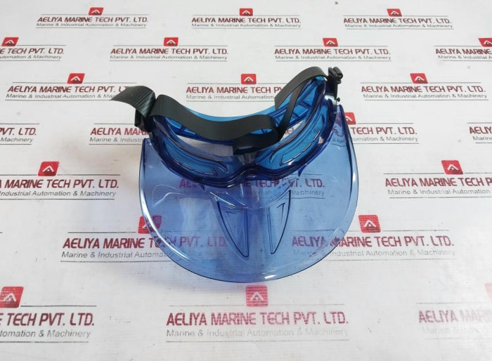 Kleenguard V90 Shield Premium Face Shield W/Blue Frame Clear Lens Anti ...