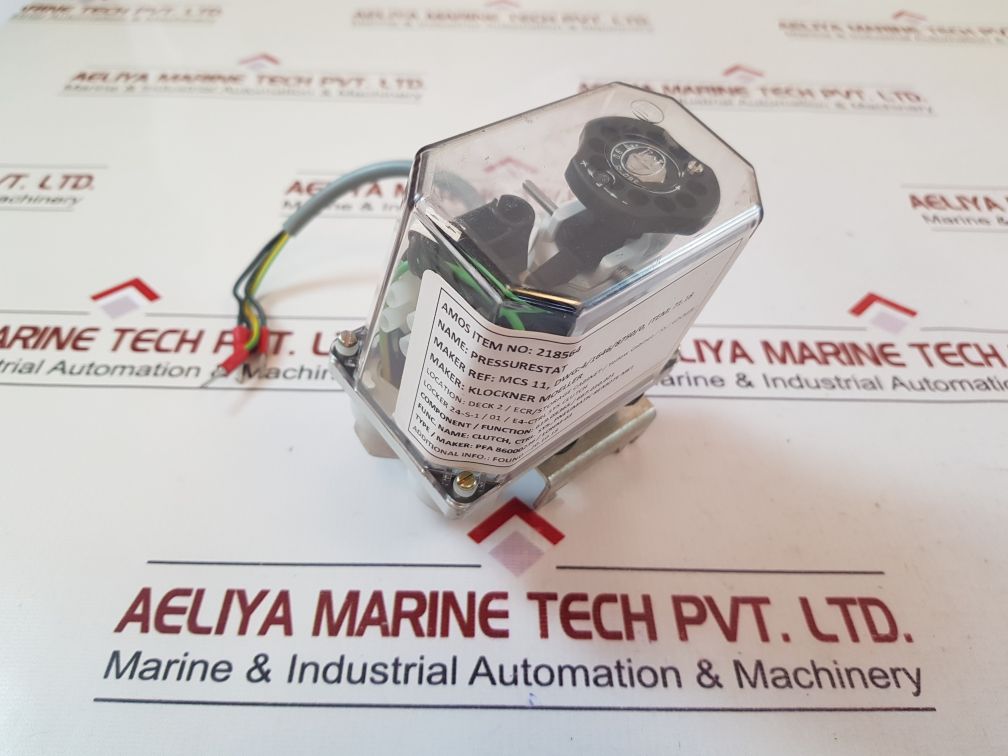 Klockner Moeller Mcs11 Pressure Switch – Aeliya Marine