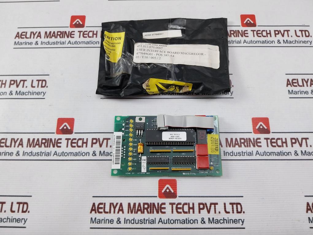 Kone 477648 H02 User Interface Board Rev 1.1 – Aeliya Marine