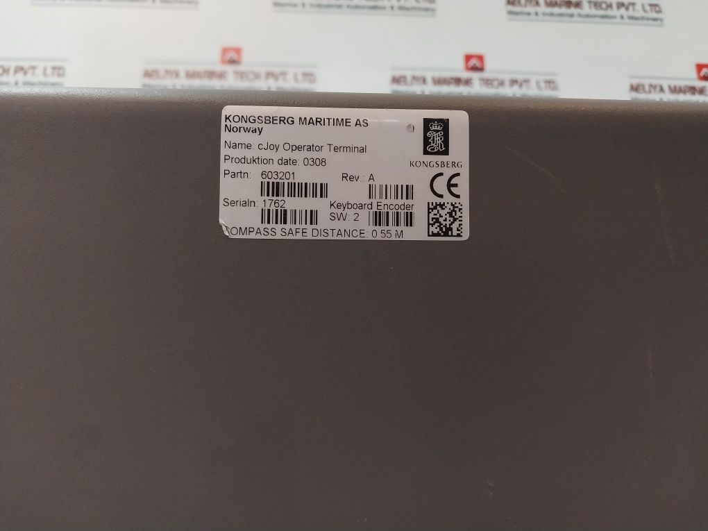 Kongsberg 603201 Cjoy Operator Terminal Compact Joystick (Not Working ...