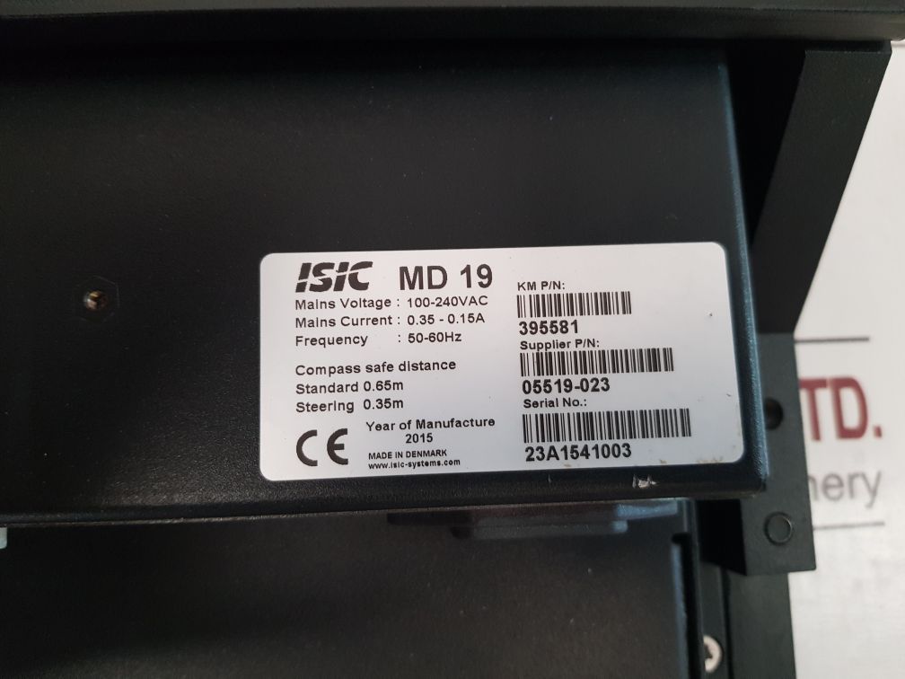 Kongsberg Isic Md 19 Display Monitor – Aeliya Marine