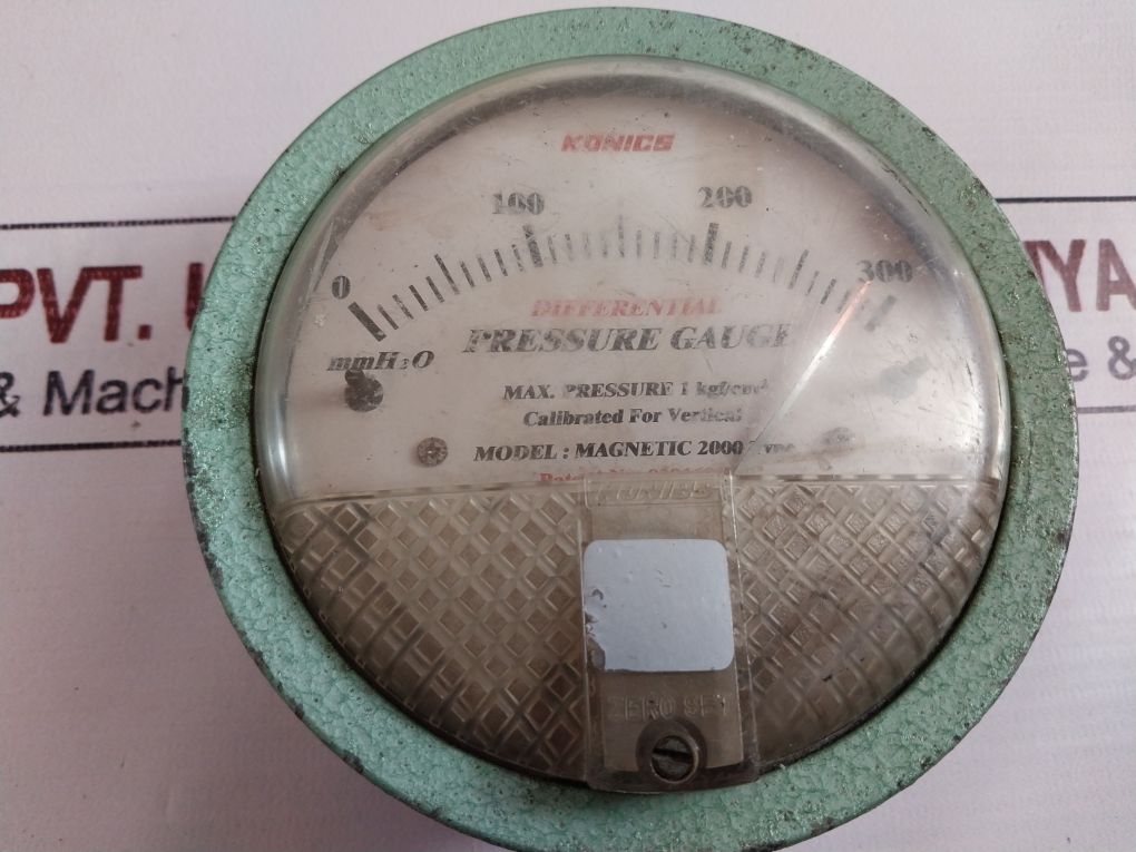 Konics Magnetic 2000 Differential Pressure Gauge 1Kgf/Cm2 – Aeliya Marine