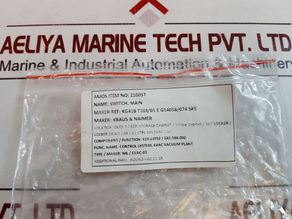 Kraus & Naimer Kg41 Manual Motor Controller – Aeliya Marine