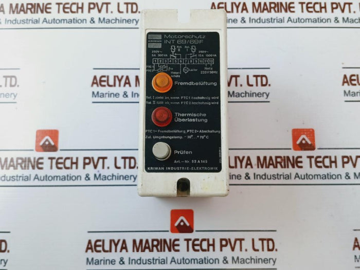 Kriwan Int 69/69F Motor Protection Relay 220V 50Hz – Aeliya Marine
