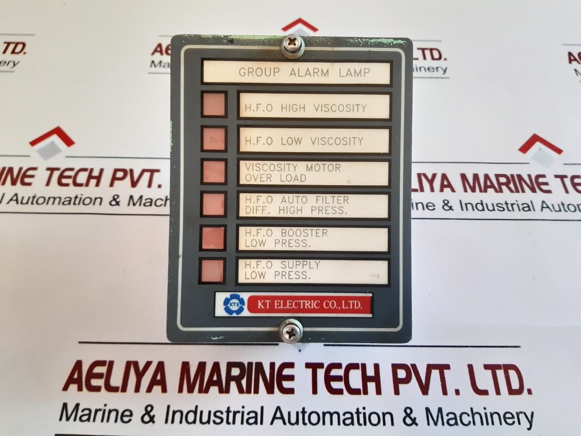 Kt Electric Kt-hgau20-6 Group Alarm Lamp Panel – Aeliya Marine