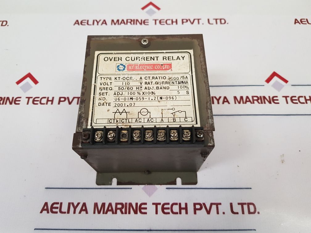 Kt Electric Kt-ocr Over Current Relay – Aeliya Marine Tech Pvt. Ltd.